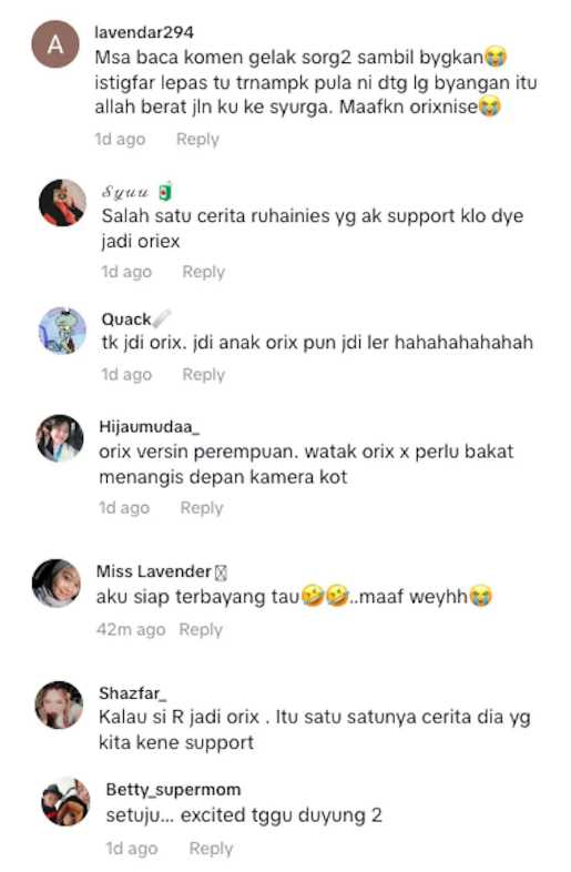 “Kami nak!” – Netizen minta Ruhainies jadi Orix dalam filem sekuel ...